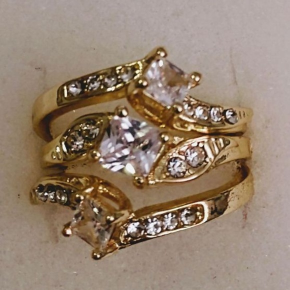Jewelry | Topaz 3 Rings In One | Poshmark